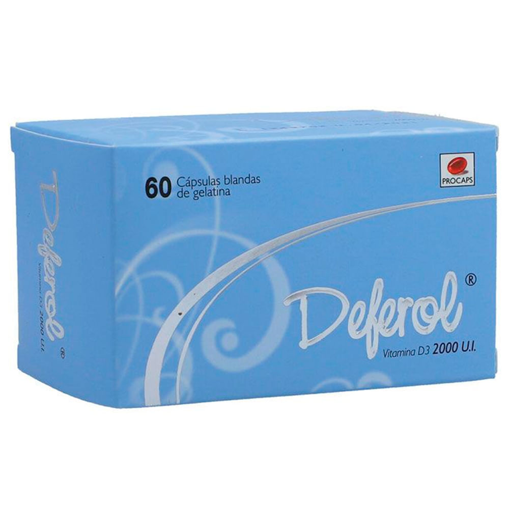 Deferol PROCAPS 2000 ui x60 cápsulas