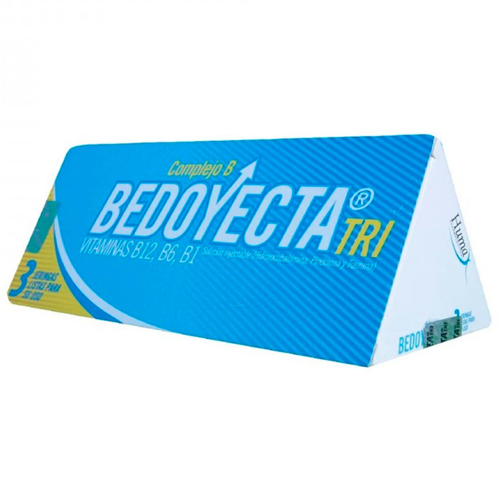 Bedoyecta inyectable 2ml x3 ampollas+jeringa