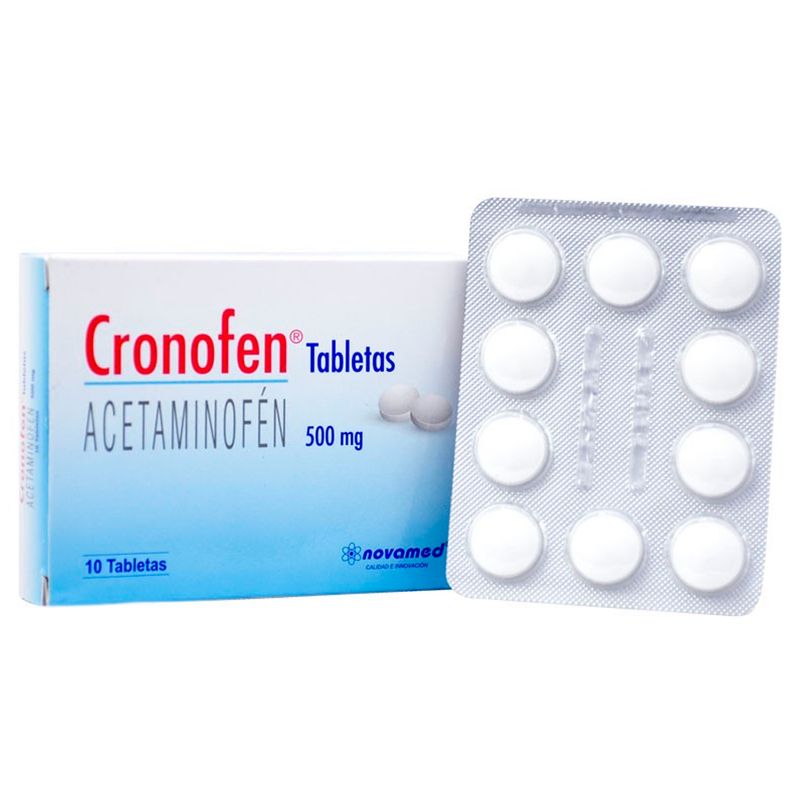 Cronofen 500mg NOVAMED x10 tabletas-Mercaldas