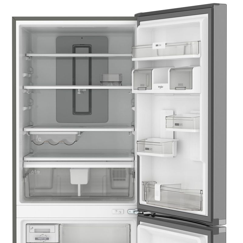 Nevera WHIRLPOOL No Frost Congelador Inferior 450 Litros WRE57BKTWW