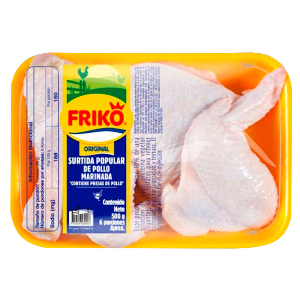 Presas PIMPOLLO surtidas x500 g Precio variable