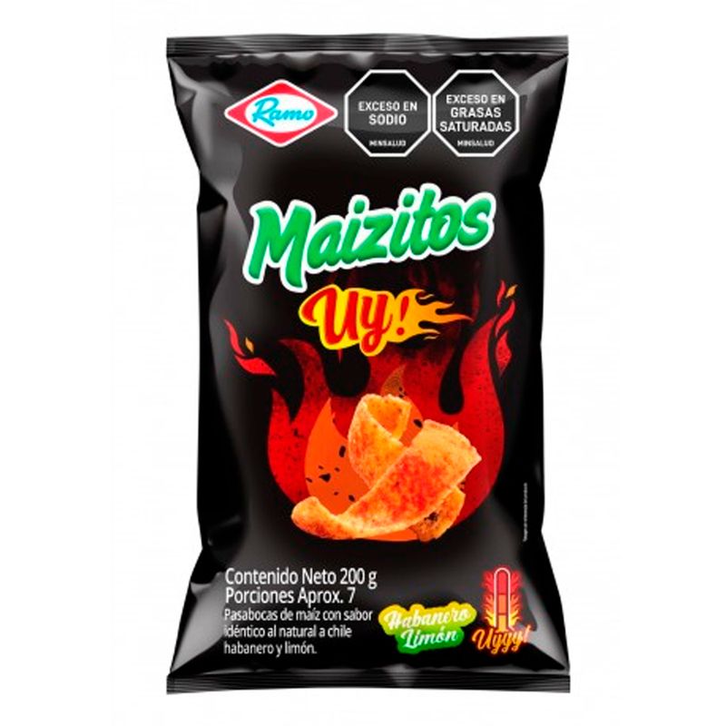 Maizitos RAMO habanero limón x200 g