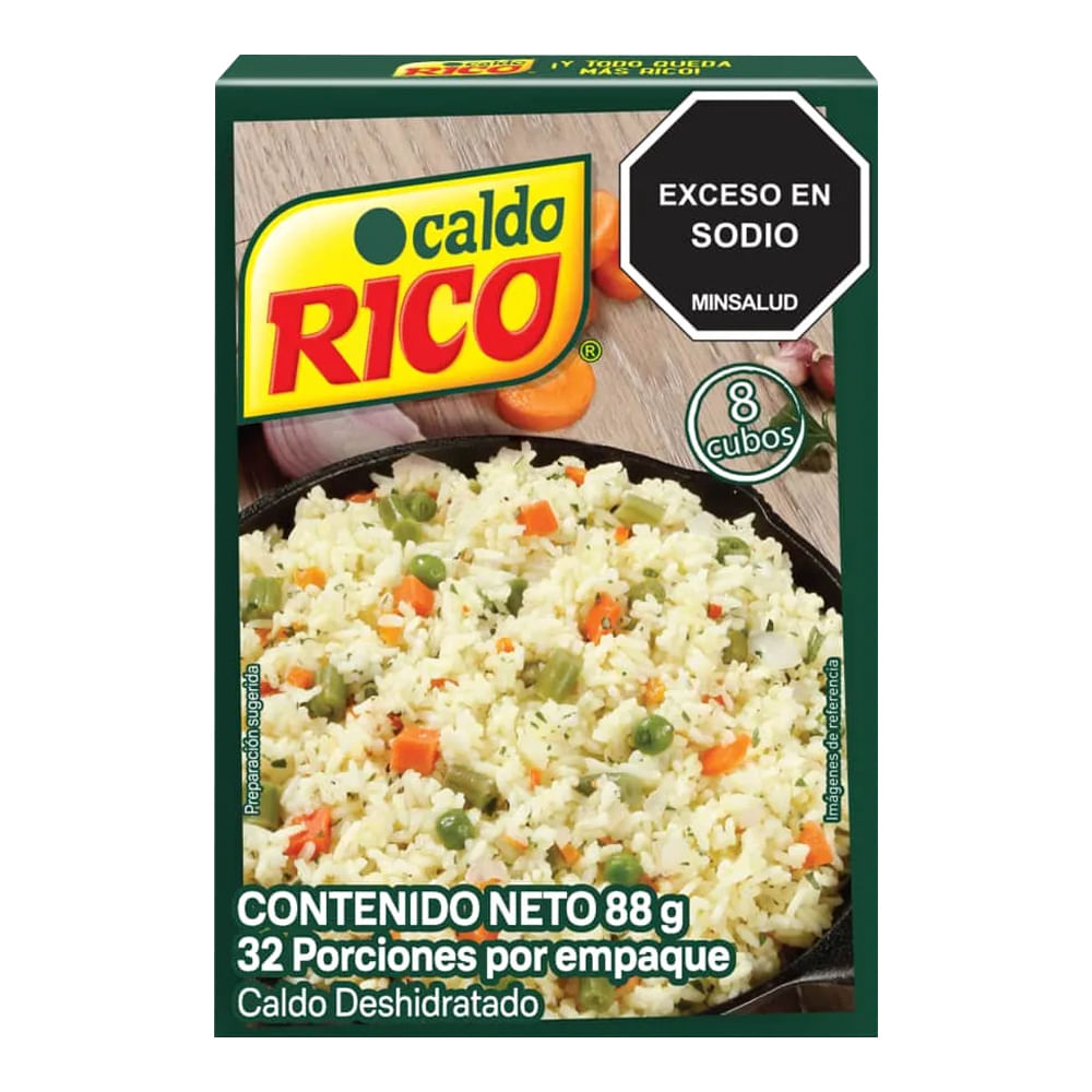 Caldo RICO 8 cubos x88 g