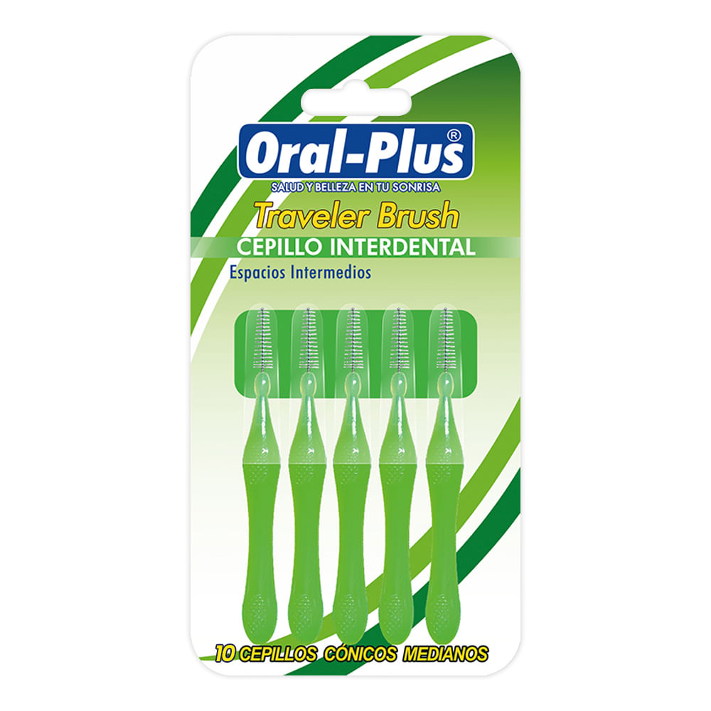Cepillo ORAL PLUS interdental flex 10 unds S