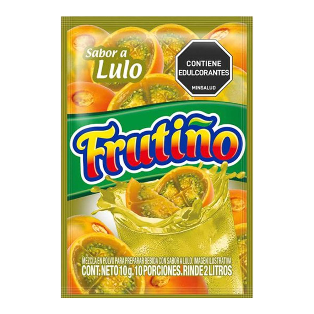Refresco FRUTIÑO sabor lulo x10 g