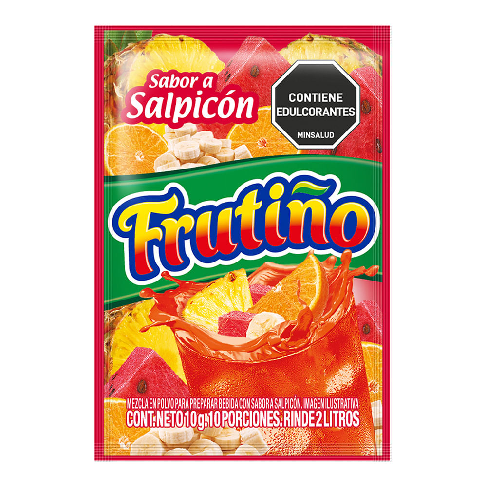 Refresco FRUTIÑO salpicón x10 g