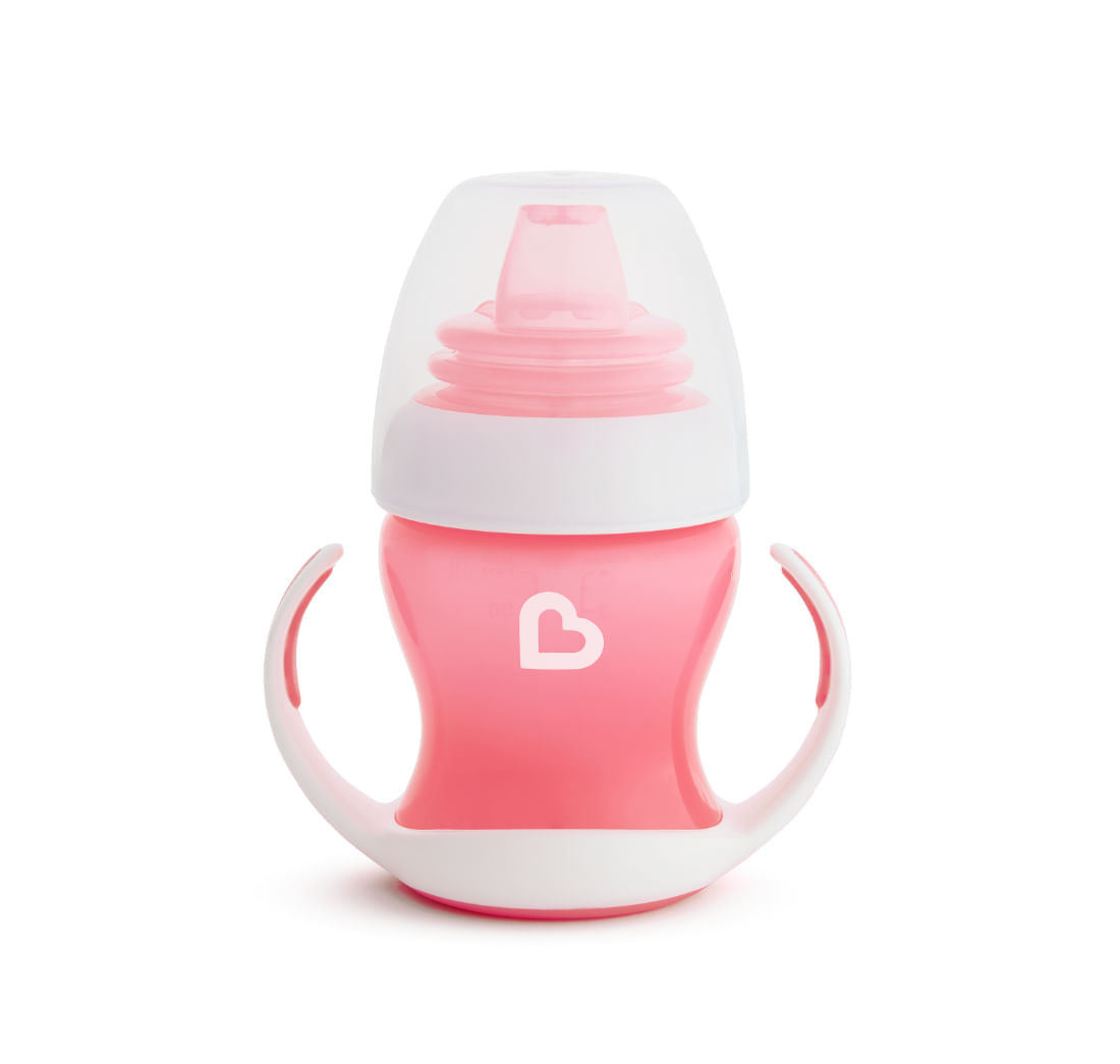 Vaso Tetero Flexi 4Oz Transición de Tetero a Vaso RosaP - Munchkin