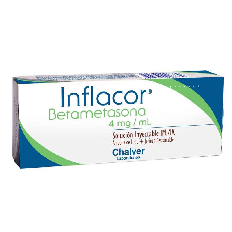 Inflacor CHALVER inyección 4mg/1 ml