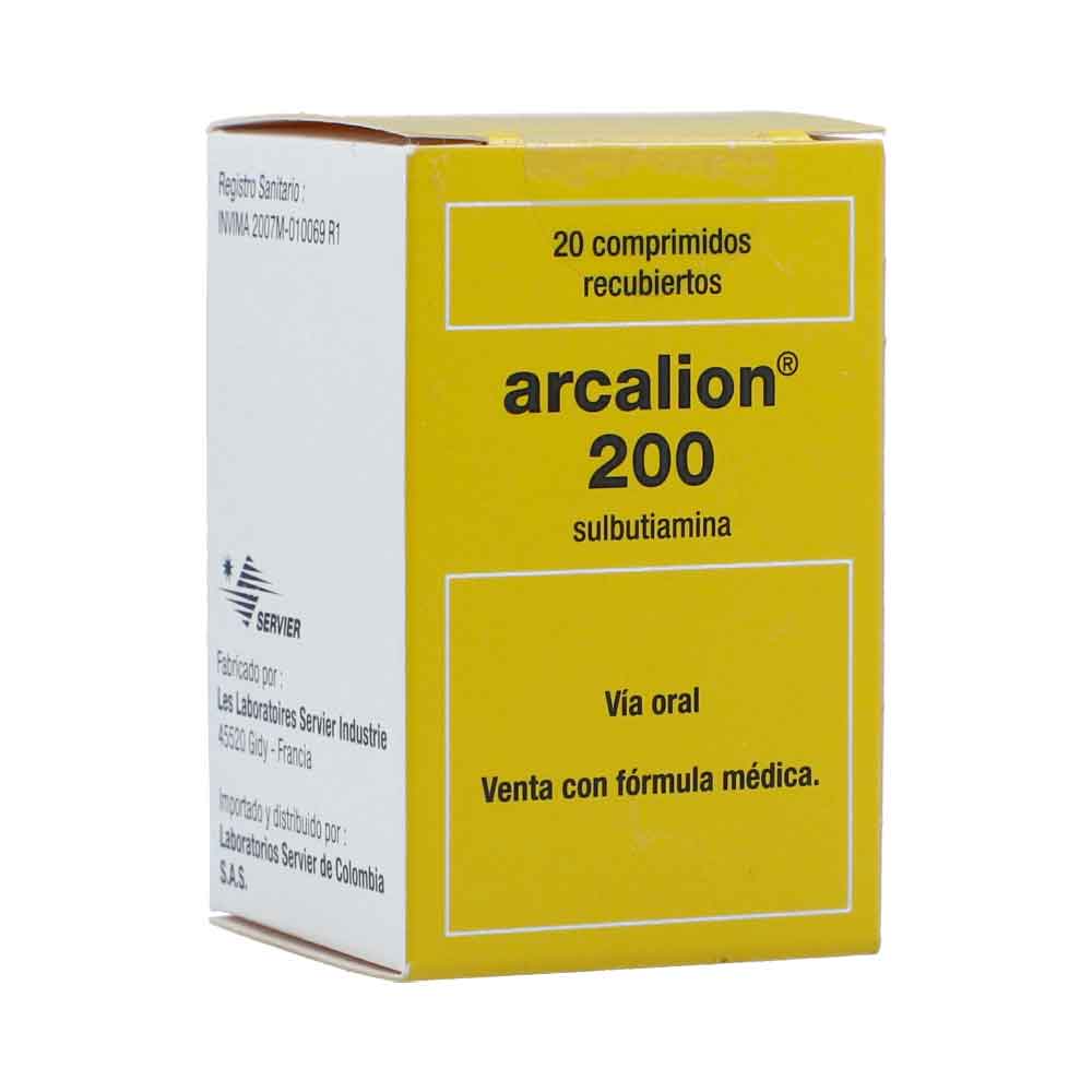 Arcalion LABORATORIOS SERVIER 200mg x20 tabletas